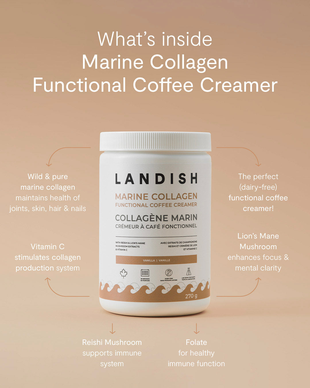 Marine Collagen Coffee Creamer - Landish